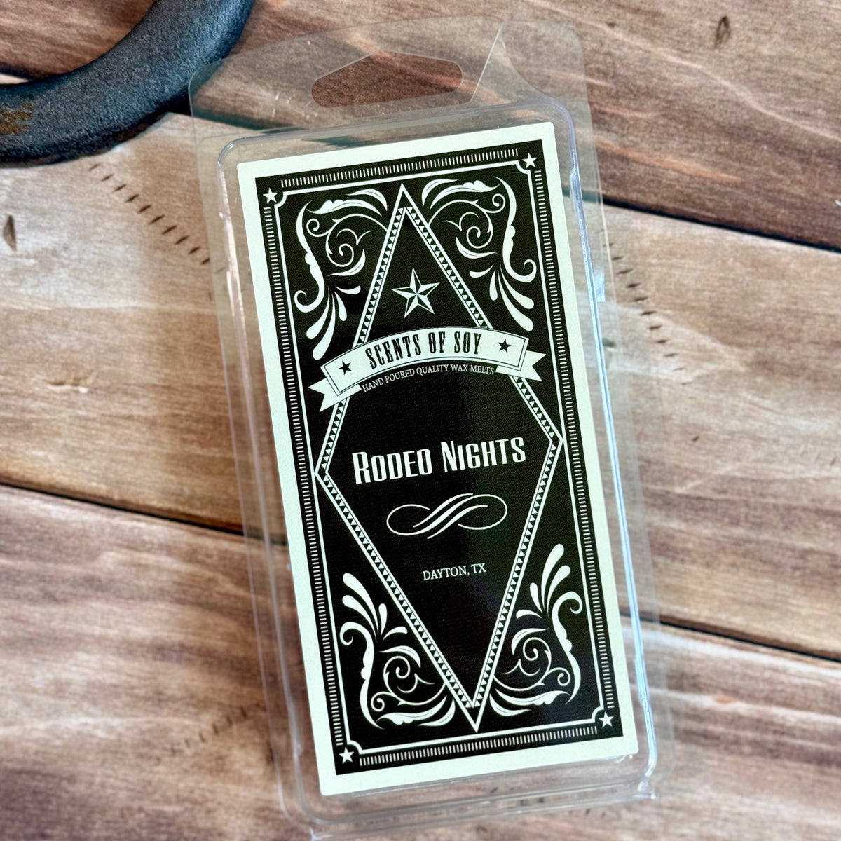 Rodeo Nights Rustic Wax Melt – Scents of Soy Candle Co.