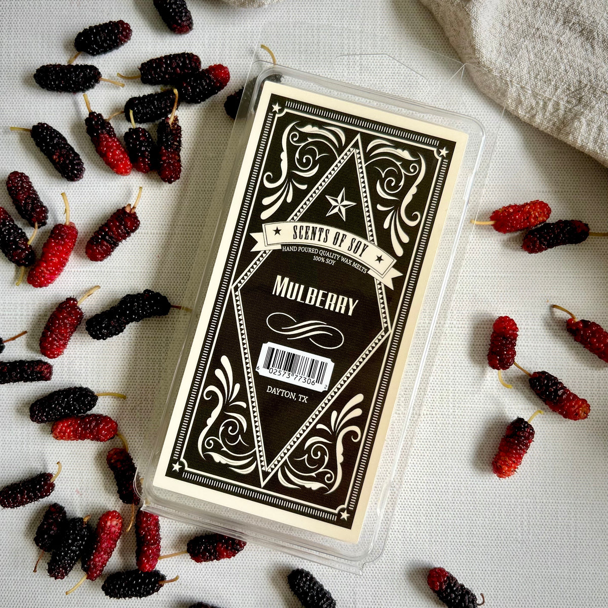 Mulberry Rustic Wax Melt – Scents of Soy Candle Co.