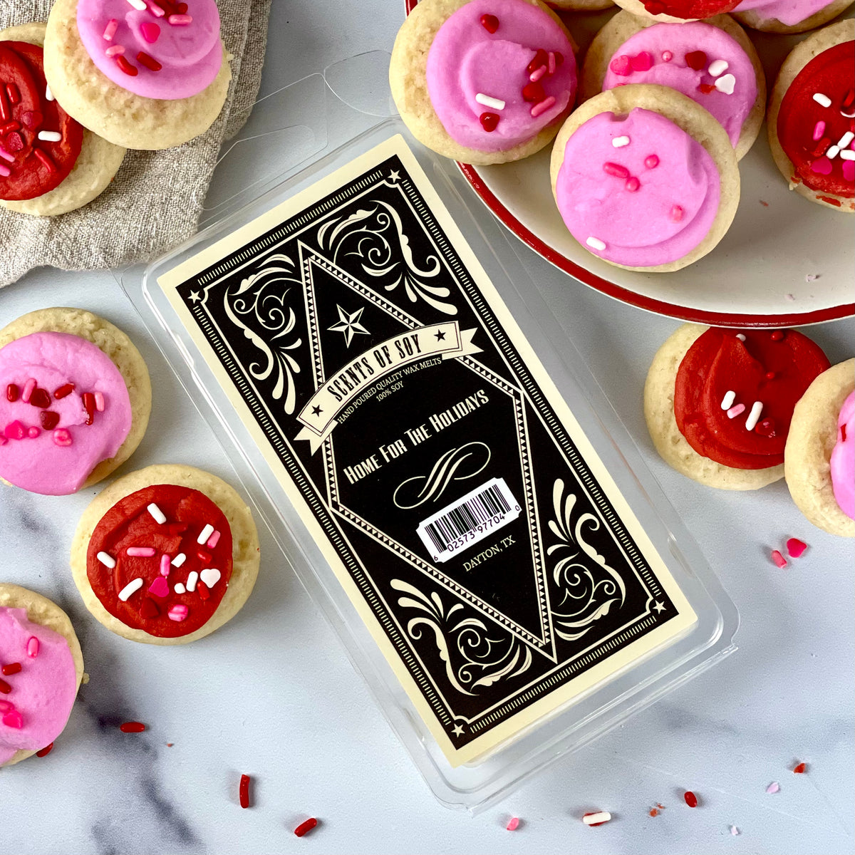 Home For The Holidays Rustic Wax Melt – Scents of Soy Candle Co.
